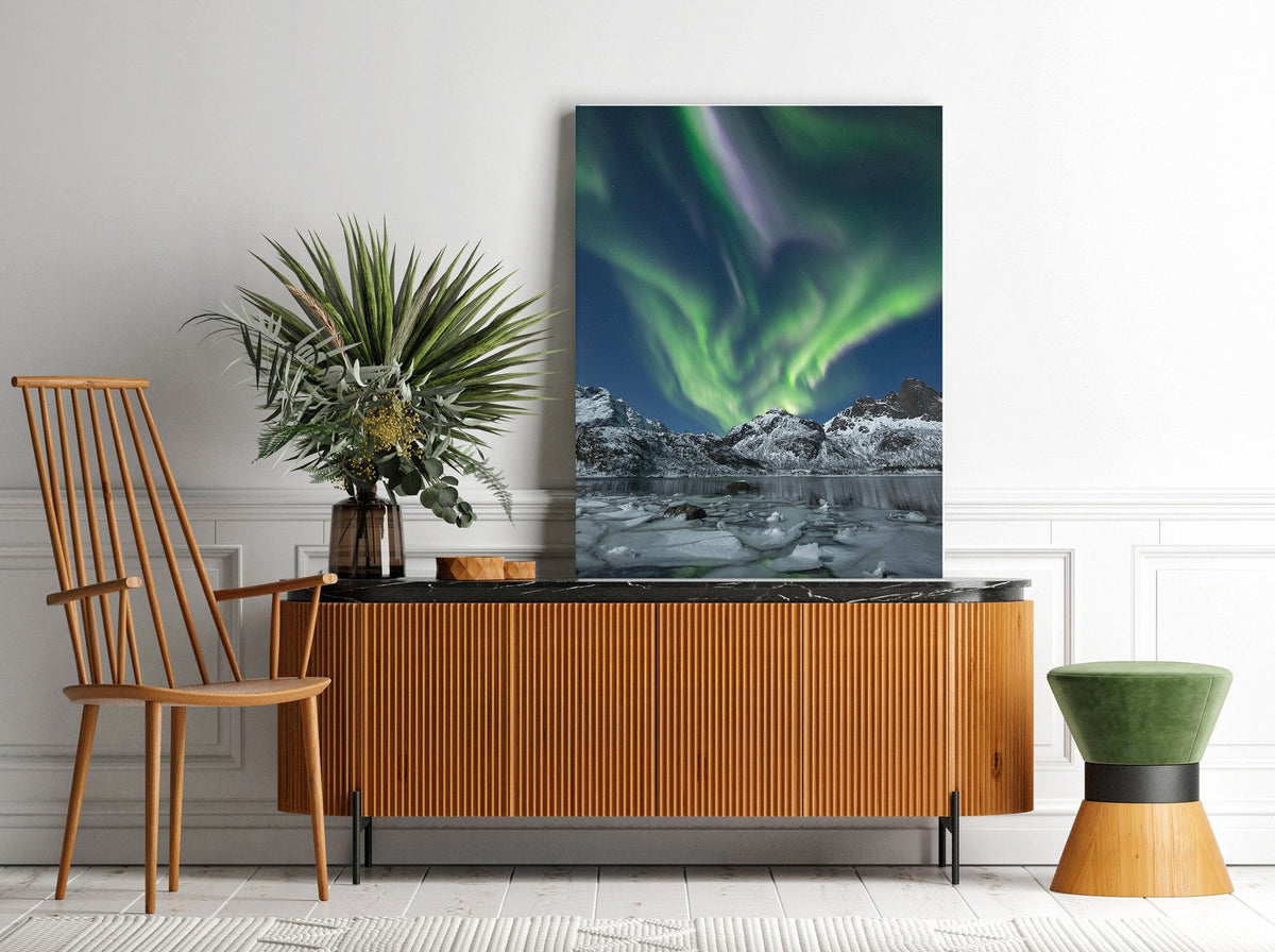 Northern Lights Canvas Print, Aurora Borealis - Canvas Wall Art Canada ...