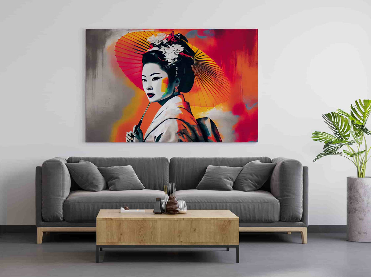 Japanese Geisha Canvas Print, Geisha Canvas Art Prints Canada, Geisha ...