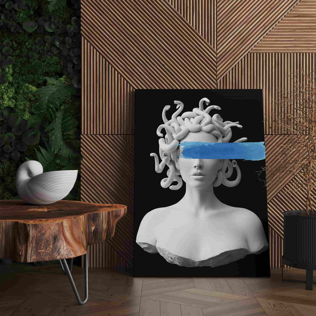 Medusa Canvas Wall Art Print, Medusa Print, Trendy Wall Art Canada ...