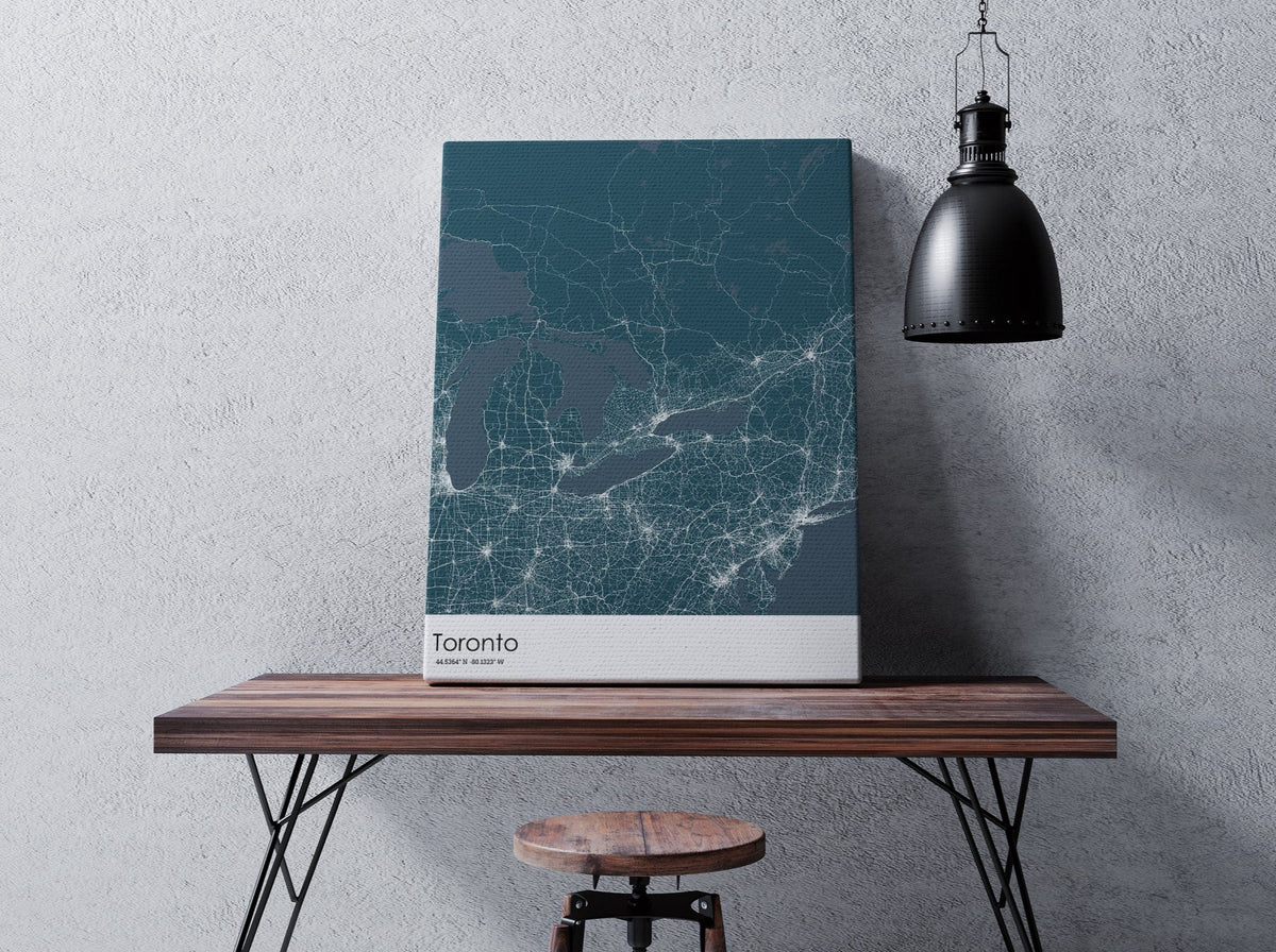 The City Map | Design your own custom city map print wall art | Wall ...