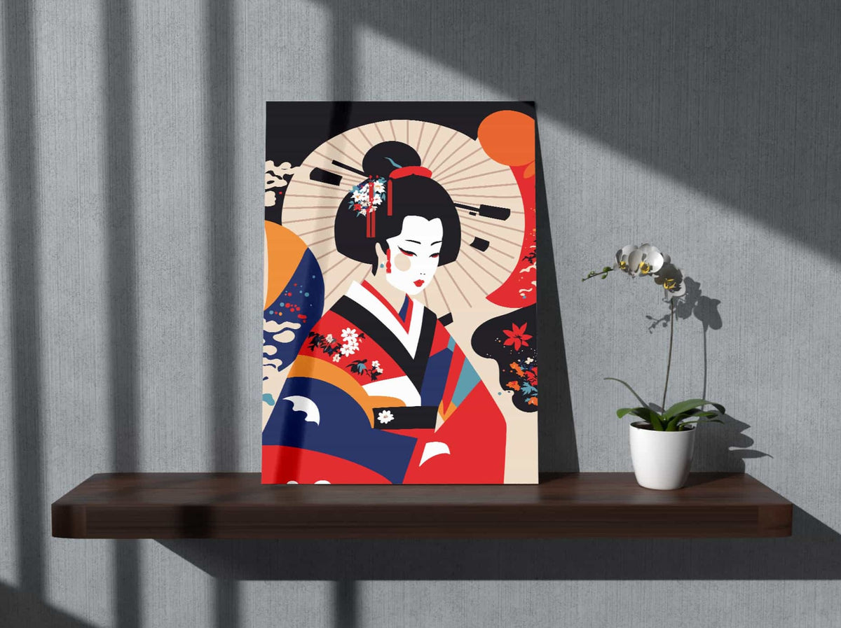 Japanese Geisha Canvas Print, Japanese Geisha Canvas Art Prints Canada ...