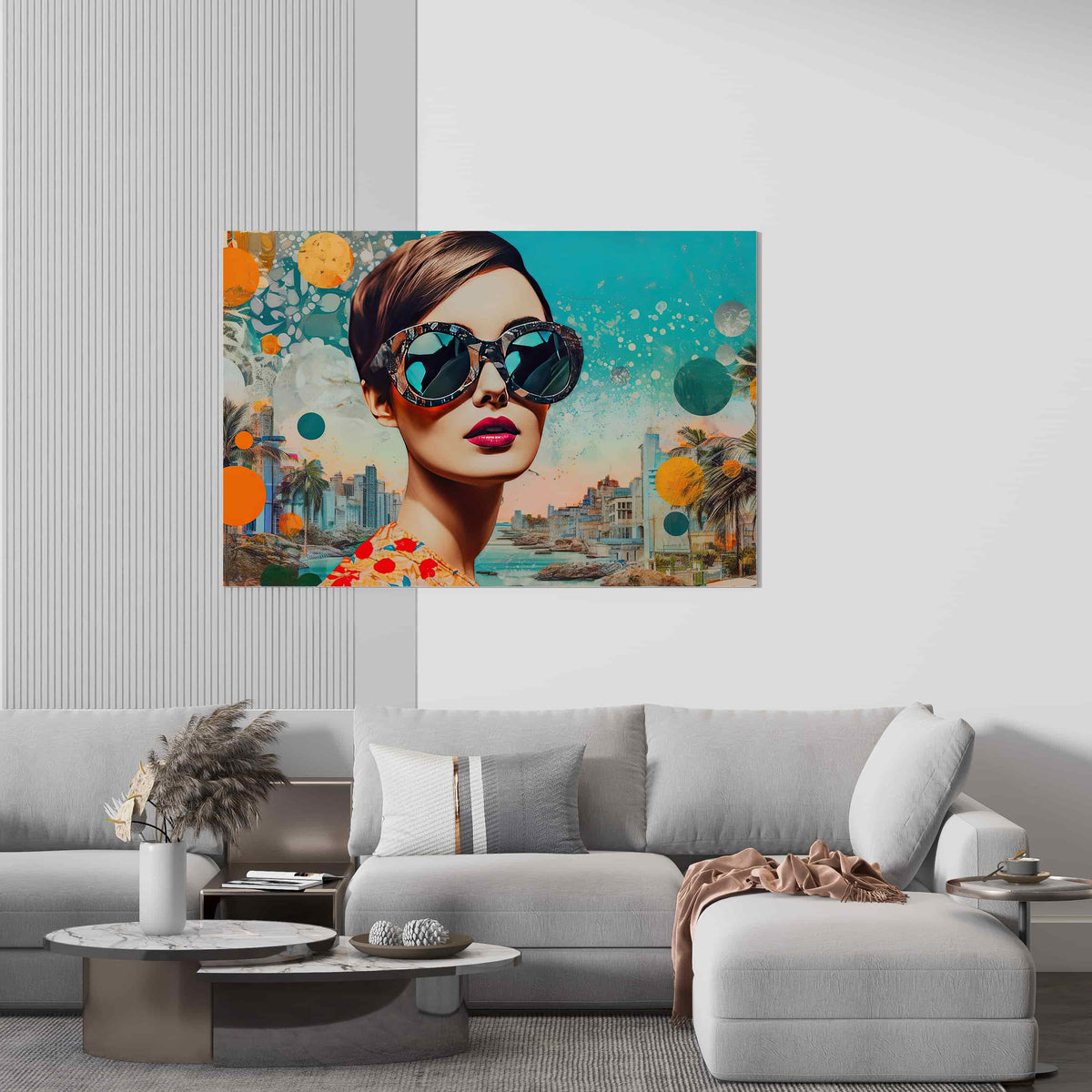 Retro Wall Art Print Canvas - Retro Woman Canvas Art Prints Canada ...