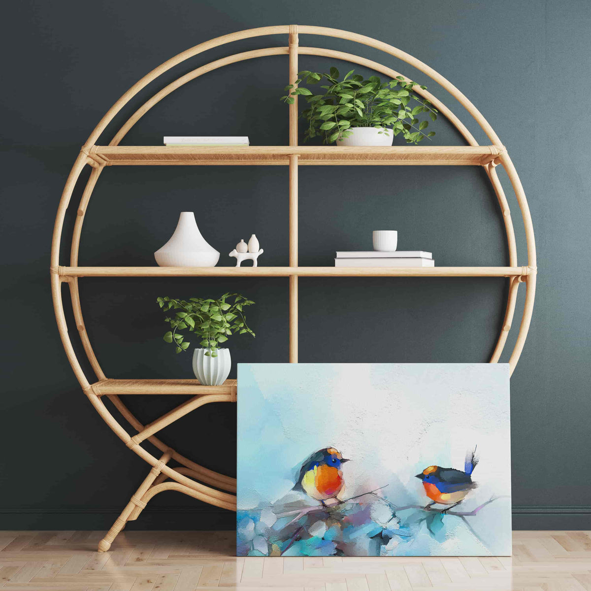 Watercolor Bird Canvas Print - Bird Painting Canvas Art Prints Canada ...