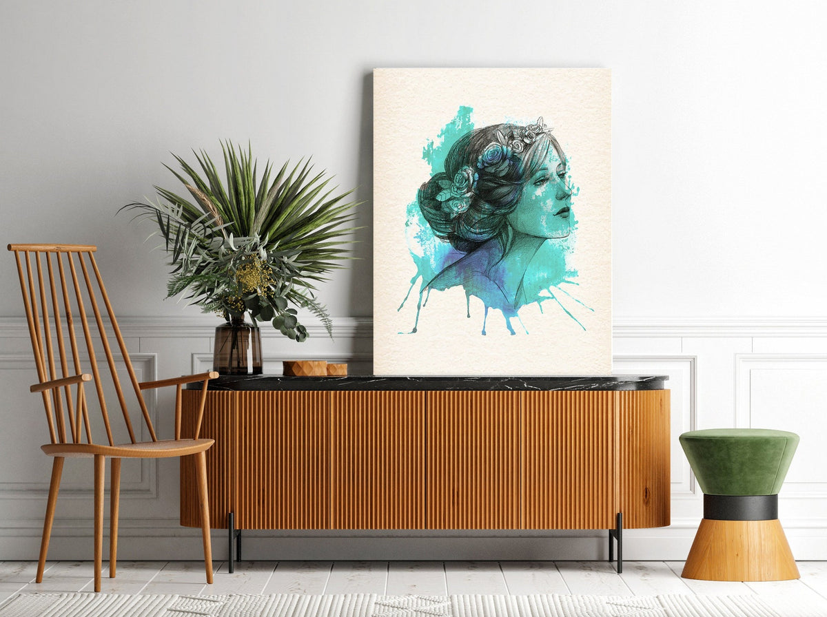 Green Goddess Canvas Print - Goddess Print Canvas Art Prints Canada ...