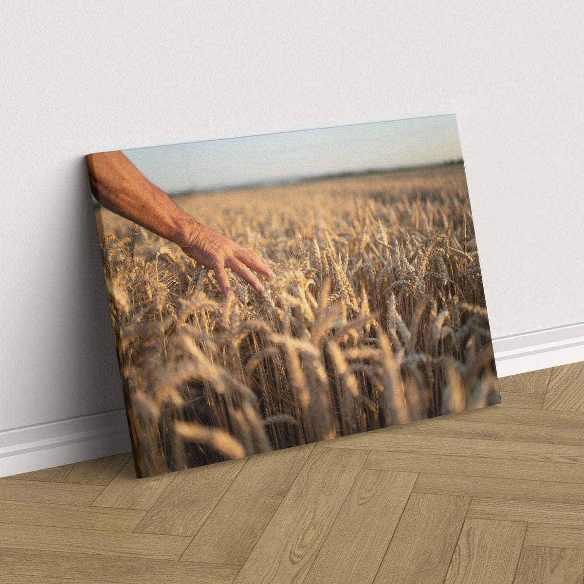 Prairie Wheat Field Canvas Print - Field Print Canvas Wall Art Canada ...