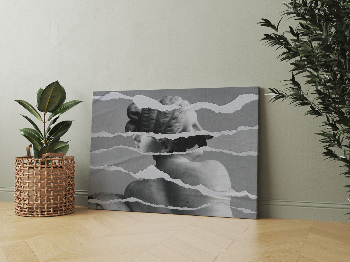 Torn Greek Goddess Canvas Print - Greek Goddess Print Canvas Wall Art ...
