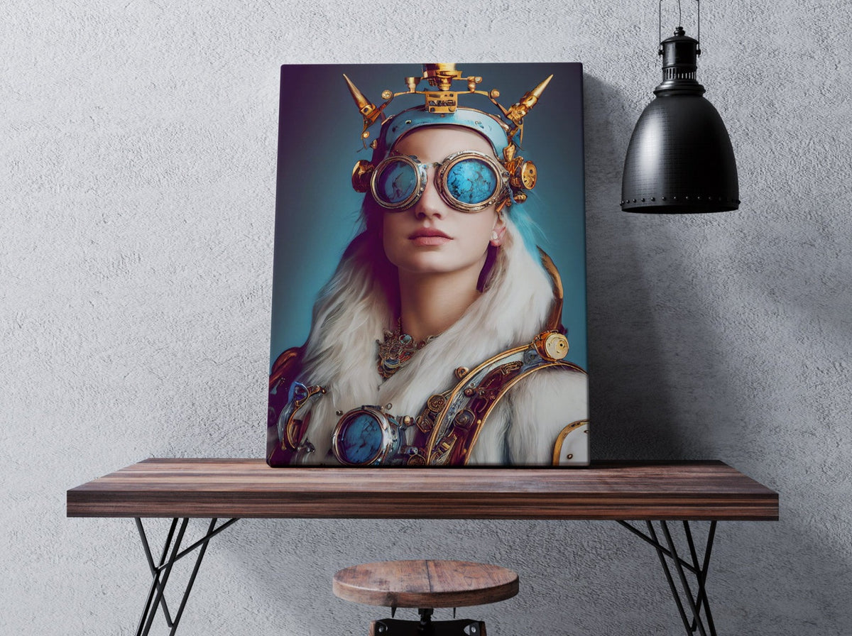 Steampunk Woman Canvas Print - Steampunk Print Canvas Wall Art Canada ...