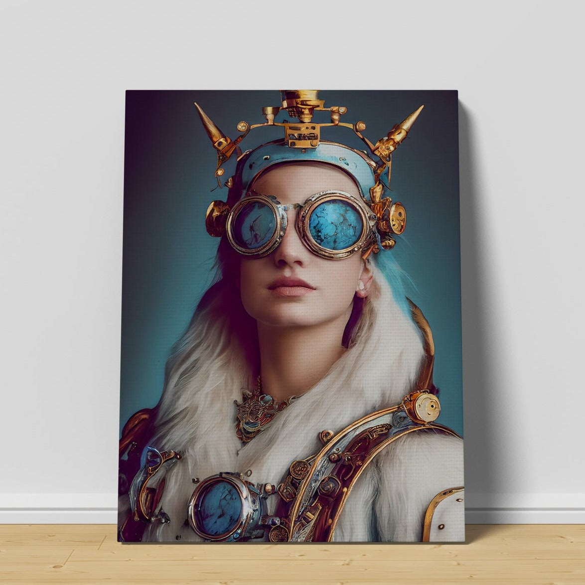 Steampunk Woman Canvas Print - Steampunk Print Canvas Wall Art Canada ...